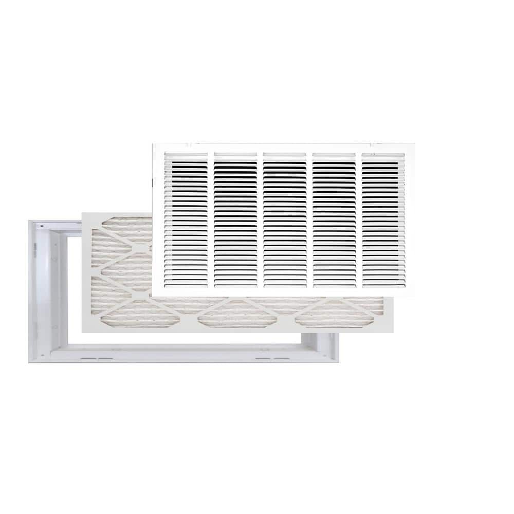 Venti Air 25 in. x 16 in. High Return Air Filter Grille with MERV 11 ...