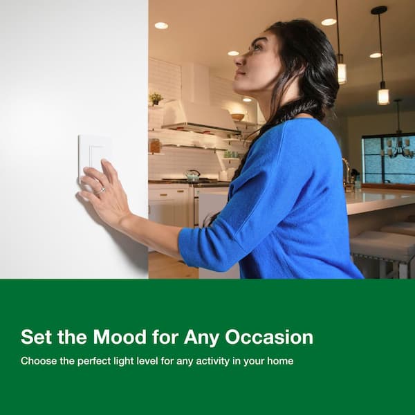 Lutron Diva LED+ Dimmer Switch for Dimmable LED and Incandescent Bulbs ...