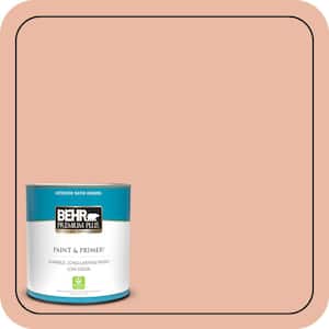 BEHR MARQUEE 1 qt. #M200-3 Sunset Drive Semi-Gloss Enamel Exterior ...
