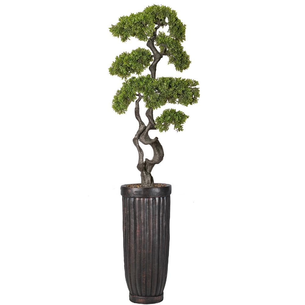 VINTAGE HOME 48" High Artificial Podocarpus Macrophyllus Plant With ...