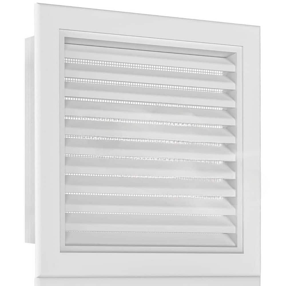 KIWDZFU 10 x 10 Louvered Aluminum Gable Vent with Screen for Optimal ...