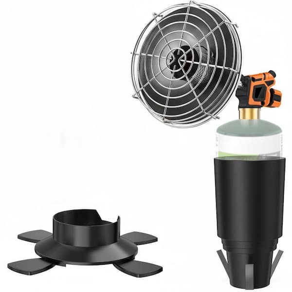 SenQWFa 9200 BTU Portable Propane Outdoor Heater with Cup Holder Base ...