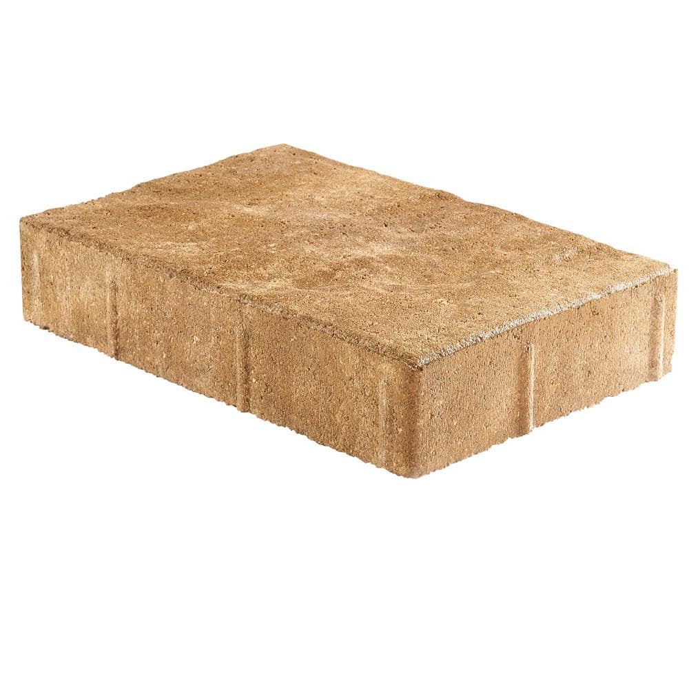 Pavestone Taverna Rec 12 in. x 8 in. x 2 in. Sand Blend Concrete Paver ...