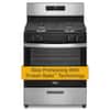Whirlpool 30 in. 4 Burner Freestanding Gas Range in. Stainless Steel ...