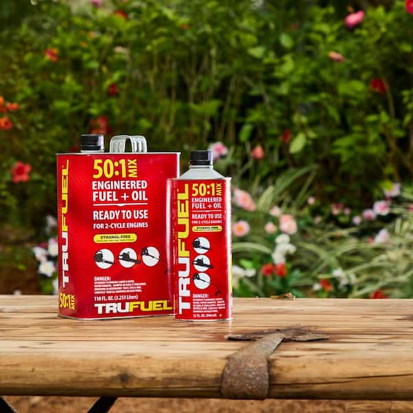 TruFuel 2-Cycle 50:1 Pre-Mixed Fuel and Oil 110 oz. (4-Pack) 6525606 ...