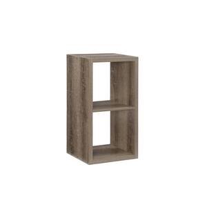 Linon Home Decor Dillon White 2-Cubby Horizontal or Vertical Storage ...