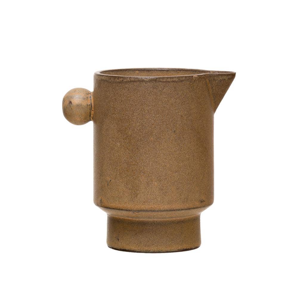 Storied Home 14.37 fl. oz. Brown Strikingly Contemporary Stoneware ...