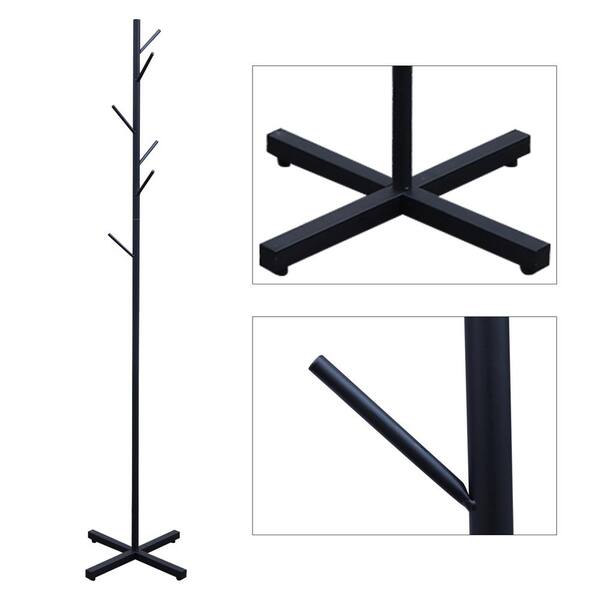 Modern Black Coat Rack | canoeracing.org.uk
