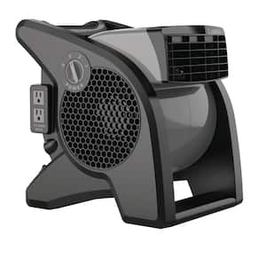 Lasko Xtra Air 48 in. 12-Speed Smart Tower Fan in Gray w/ DC Motor ...