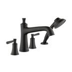 Hansgrohe Joleena 2-Handle Deck Mount Roman Tub Faucet with Hand Shower ...