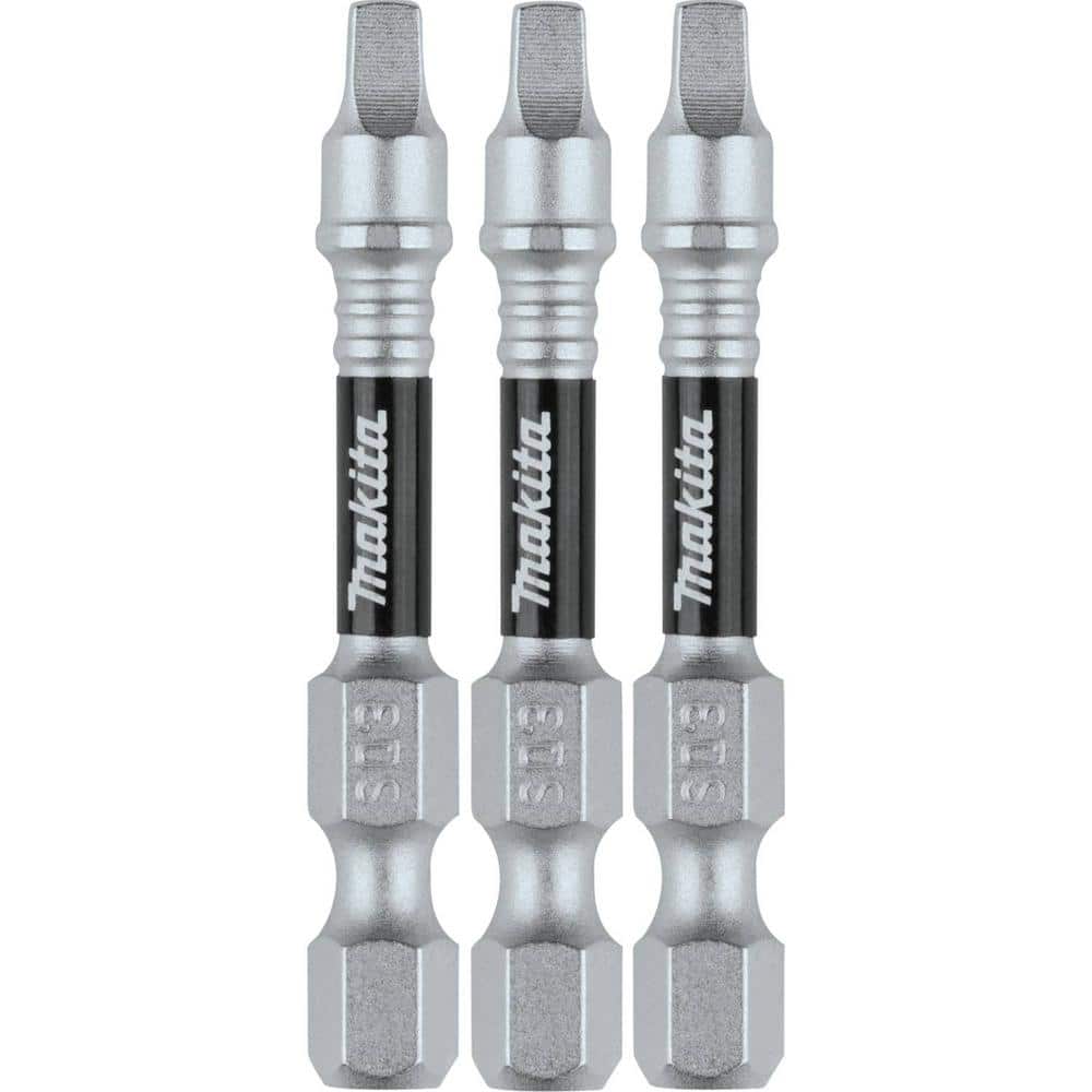 Makita Impact XPS #3 Square 2 in. Power Bit (3-Pack) E-00810 - The Home ...