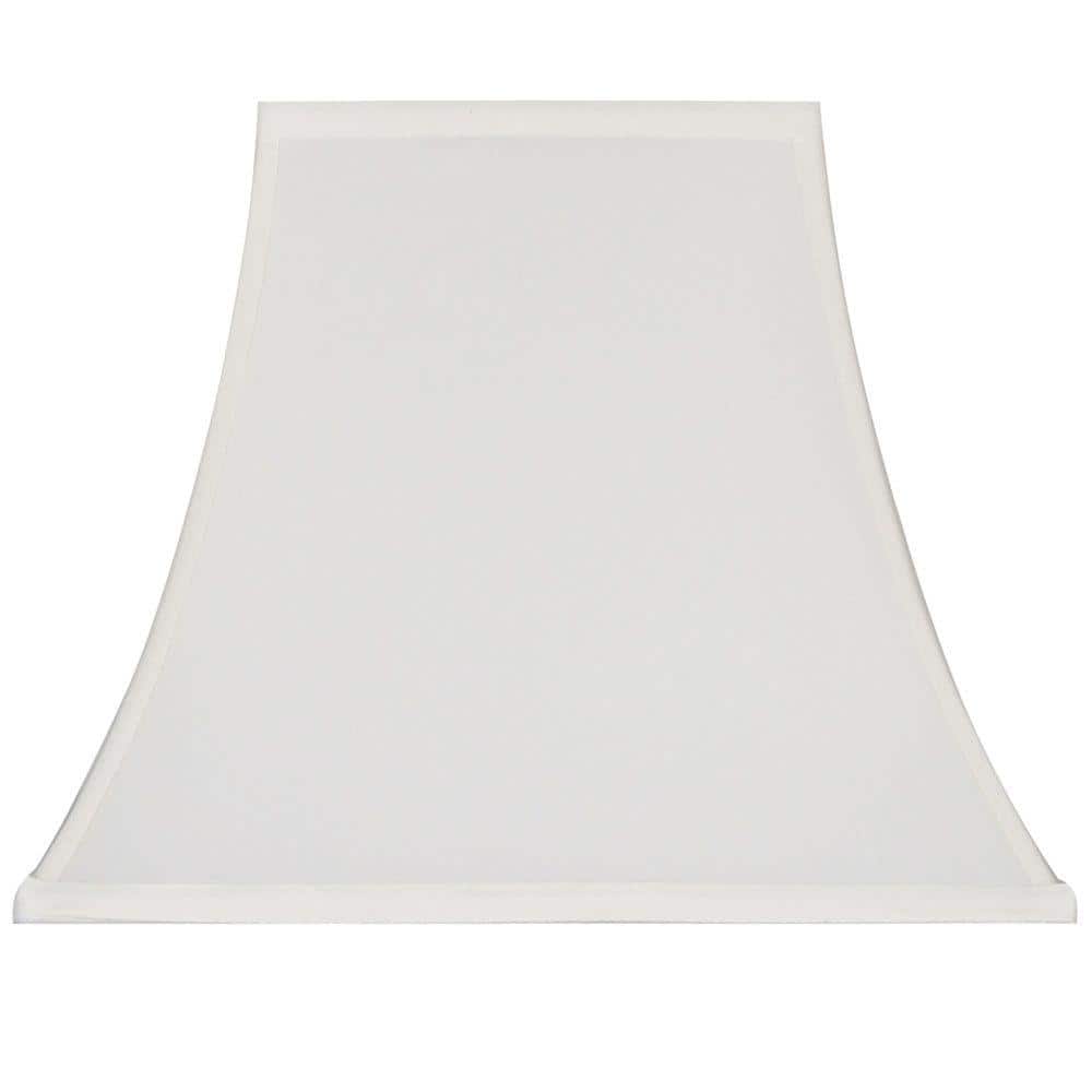 Hampton Bay Mix & Match Cream Square Bell Table Shade 16300 - The Home ...