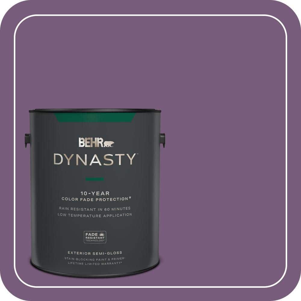 BEHR DYNASTY 1 gal. #670D-7 Gala Ball Semi-Gloss Exterior Stain ...