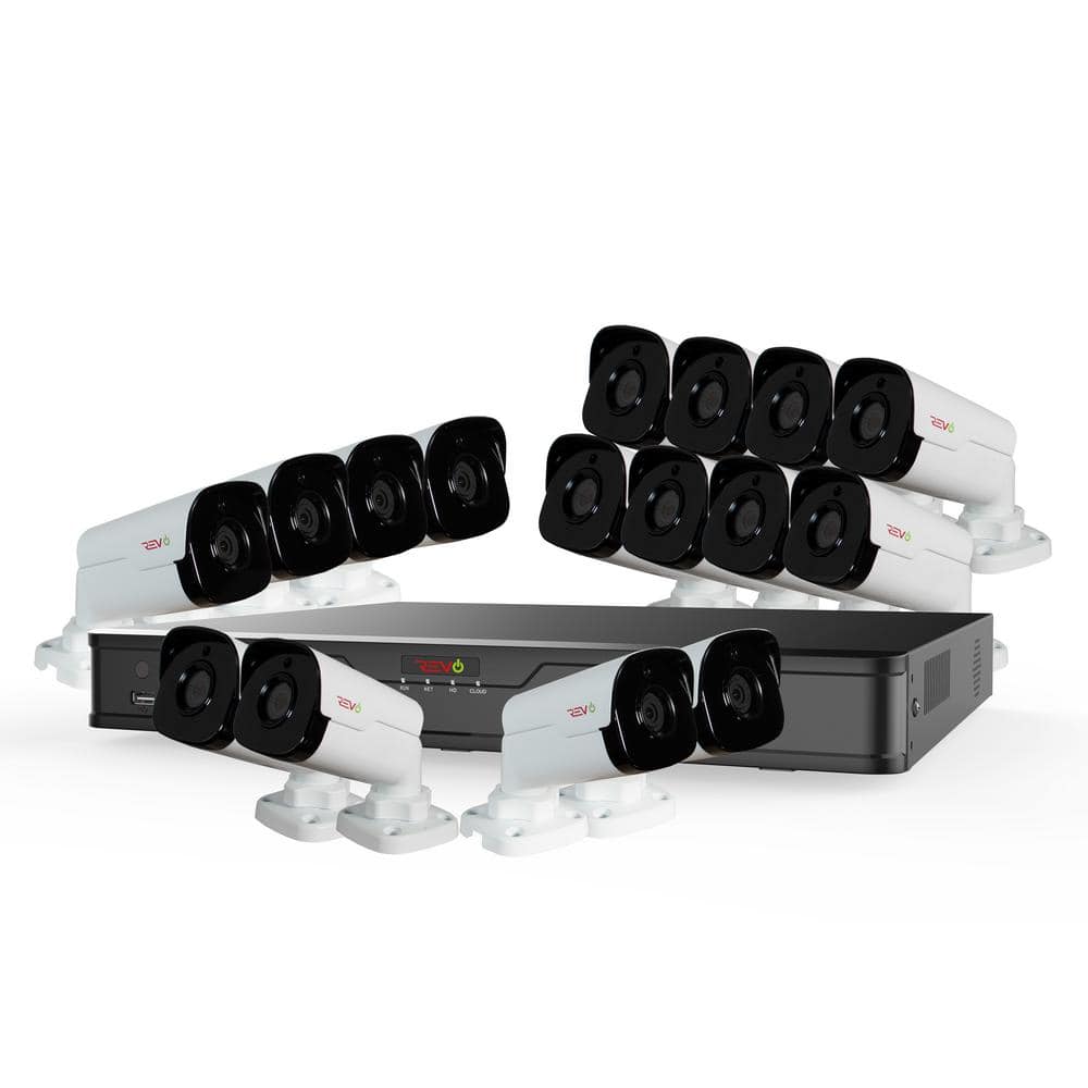 Revo Ultra HD 16-Channel 4TB NVR Surveillance System with 16 4 ...
