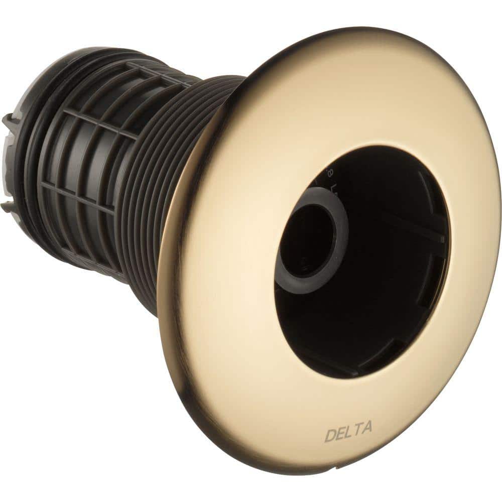 Delta HydraChoice Gold Body Spray Round Trim Only in Champagne Bronze ...