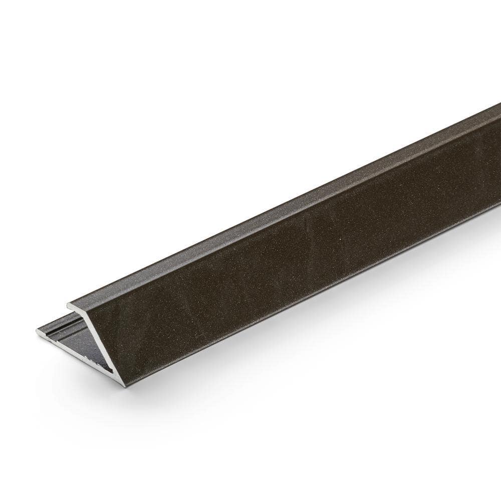 TrimMaster Mineral Bronze 8mm x 36in Aluminum Reducer Floor Transition ...