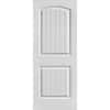 Masonite 32 in. x 80 in. 2 Panel Cheyenne Smooth Camber Top Plank Solid ...