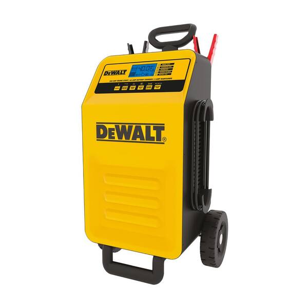 DEWALT Professional Rolling 40 Amp Battery Charger, 3 Amp Maintainer ...