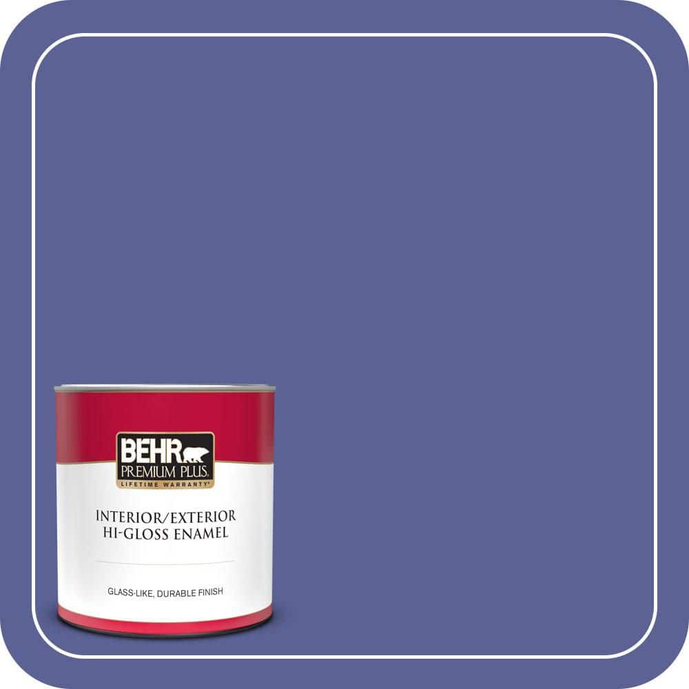 BEHR PREMIUM PLUS 1 qt. #S-G-620 Wizard Hi-Gloss Enamel Interior ...