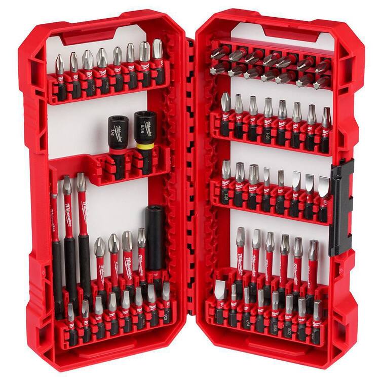 Milwaukee Shockwave Impact Duty Alloy Steel Screw Driver Bit Set 70