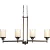 Progress Lighting Alexa Collection 4-Light Antique Bronze Chandelier ...