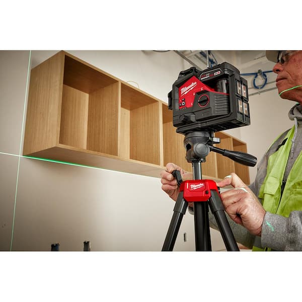 Milwaukee 72 in. Adjustable Laser Level Tripod 48-35-1411 - The Home Depot