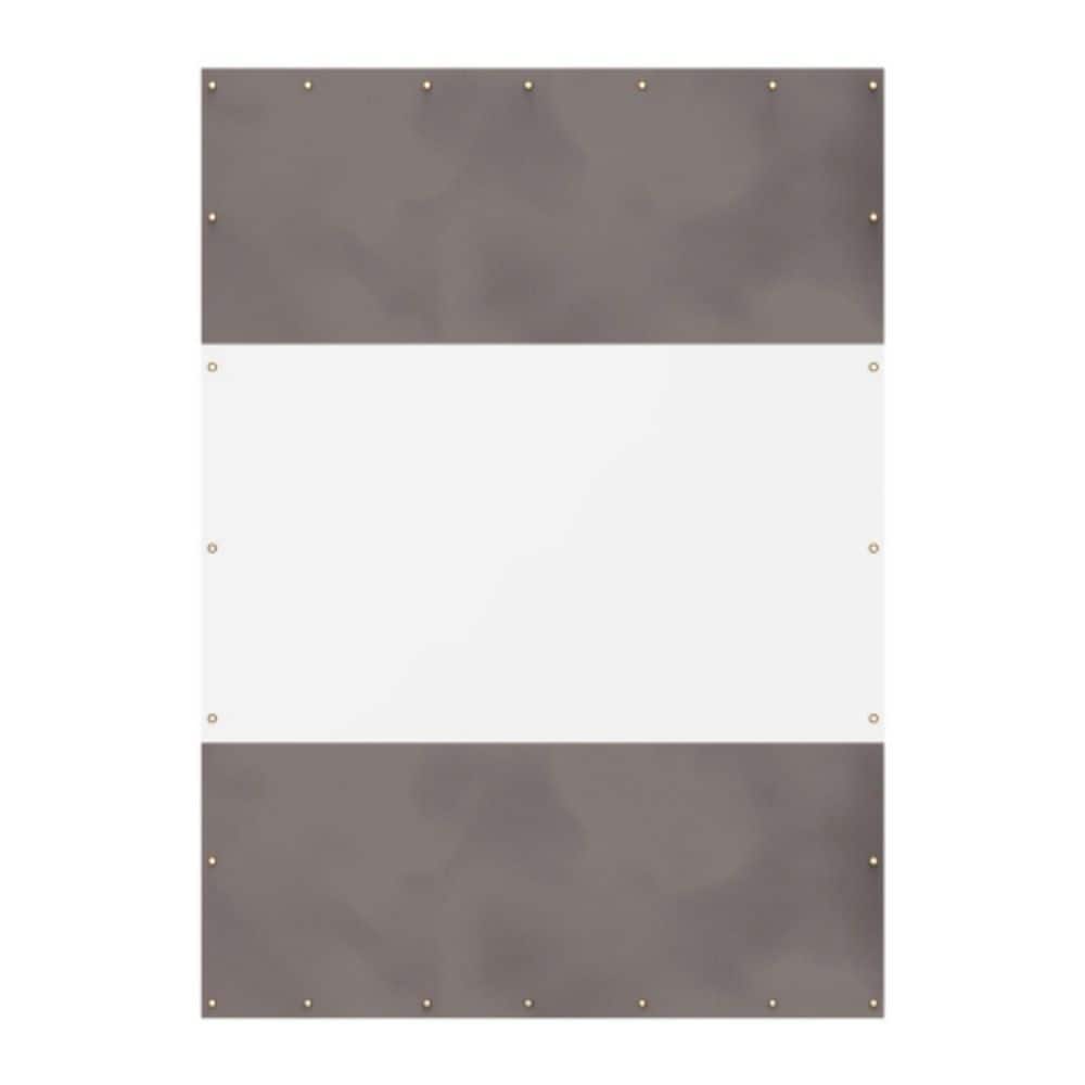 Dracelo 10 x 7 ft. Heavy Duty Outdoor Sheer Panel Curtain, 18 oz ...