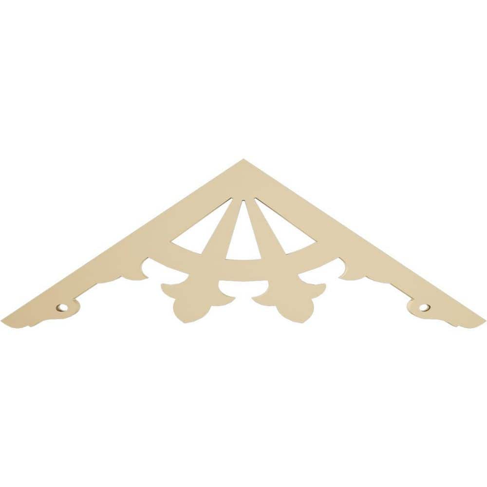 Ekena Millwork 36 in. W x 12 in. H x 1 1/2 in. P (8/12) Pitch Riley ...