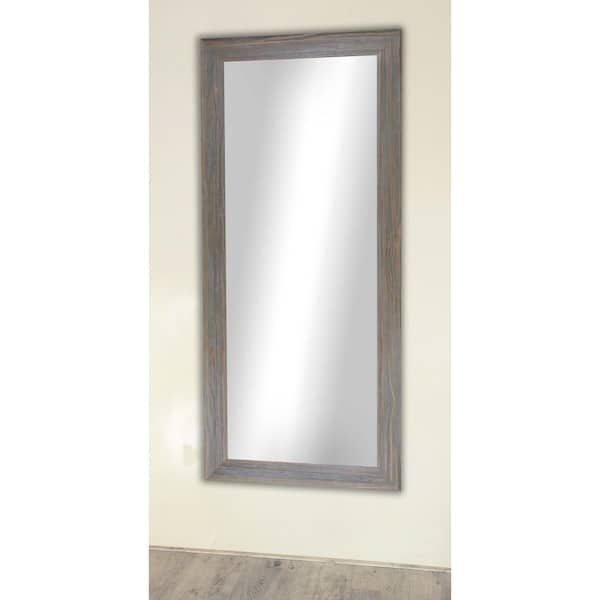 Gray rustic mirror store