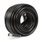 AQUA JOE 5/8 in. Dia. x 100 ft. Superlight Fiberjacket Max Garden Hose ...