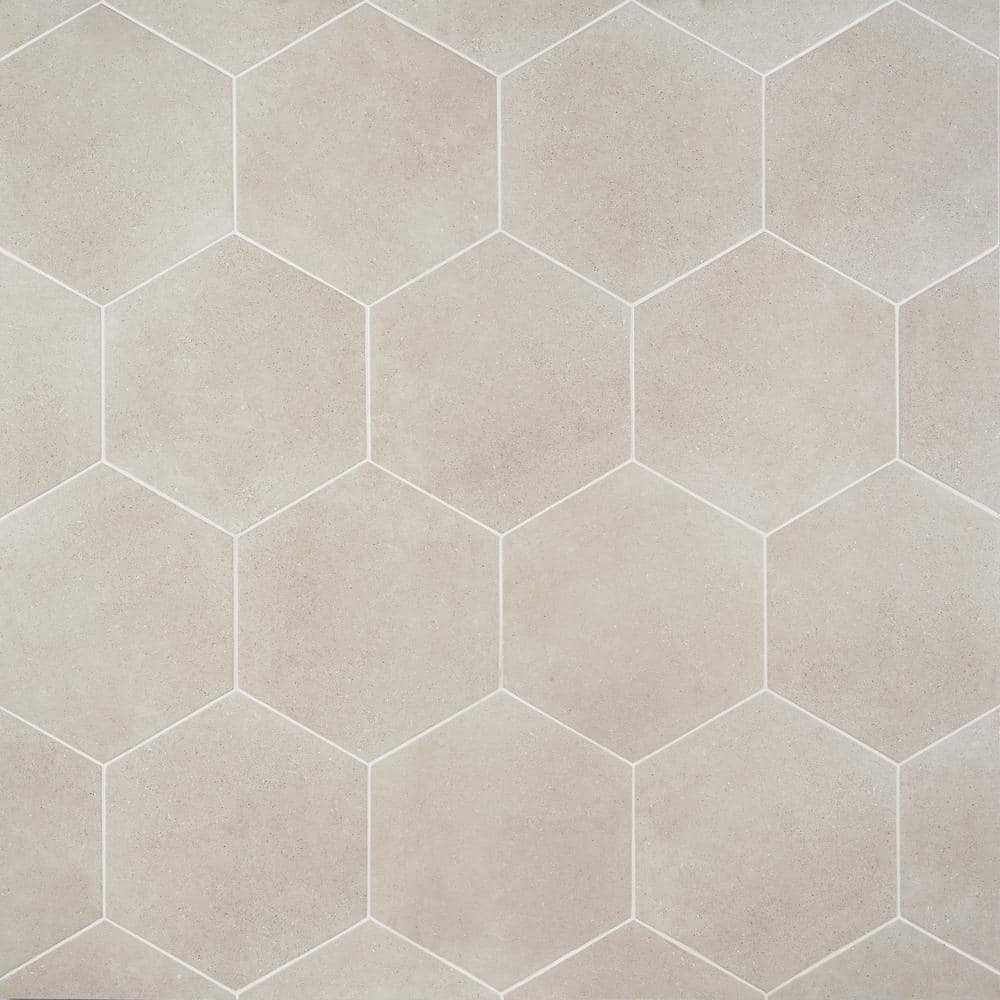 Ivy Hill Tile Klyda Taupe 4 in. x 0.31 in. Matte Porcelain Tile Sample ...