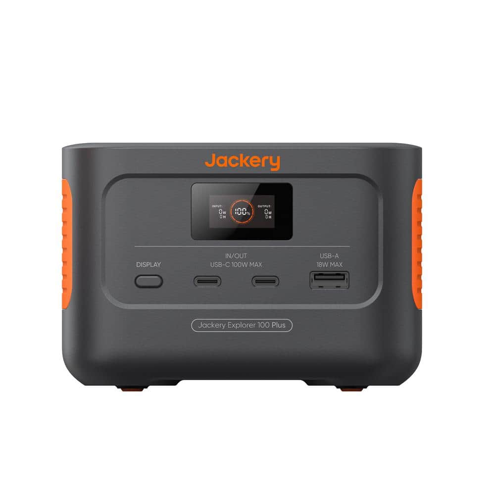 Jackery 128-Watt Output Power Station Explorer 100 Plus Push Button ...