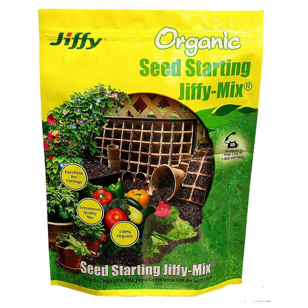 Jiffy 8 qt. Seed Starting Mix 5615 - The Home Depot