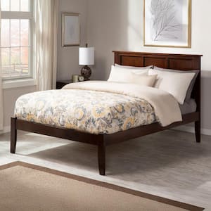 Reviews for AFI Madison Walnut Brown Solid Wood Frame King Platform Bed ...
