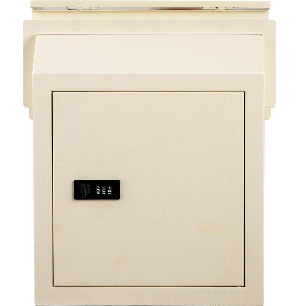 SKYSHALO Door Slot Mailbox, Through-The-Door Locking Drop Box 11.8 in ...