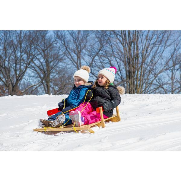 Snow Sled For Kids And Adults 3 Pack Heavy Duty Snow Sleds With Ropes ...