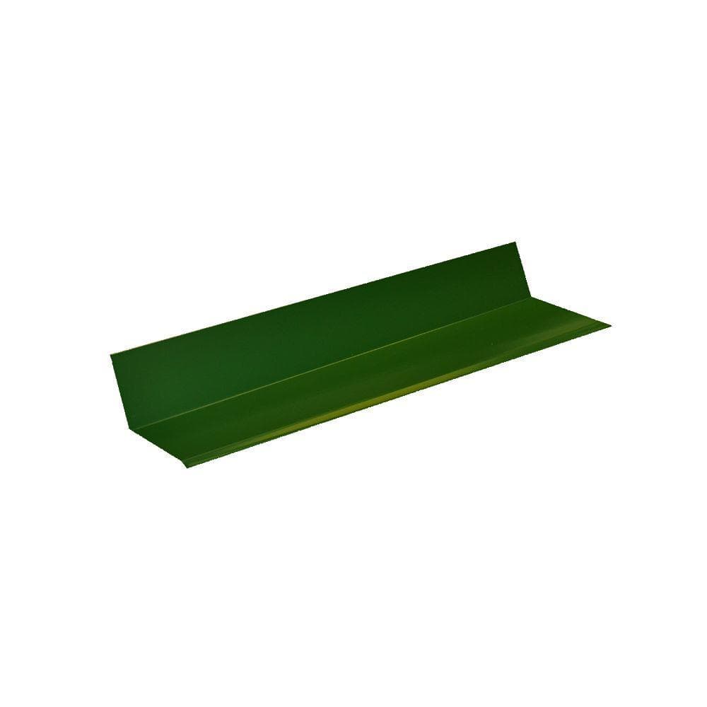 Fabral ASW1 9-3/4" X 10'6" EVERGREEN STEEL ENDWALL Wall Connector ...