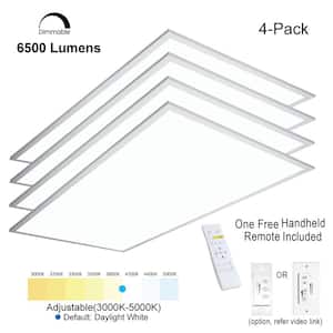 NuWatt 2 ft. x 4 ft. Integrated Backlit LED Panel Internal Driver Drop in Ceiling 5500 Lumen ...