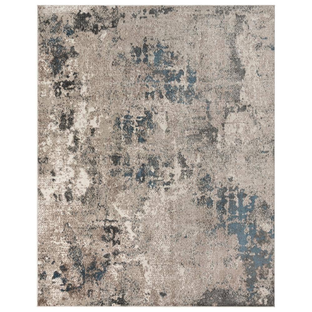 Gertmenian Heirloom Huma Beige 9 ft. x 13 ft. Abstract Indoor Area Rug ...