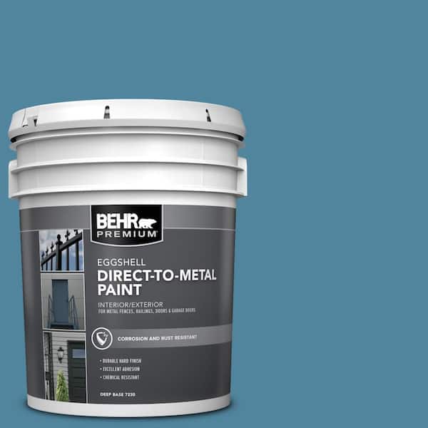 BEHR PREMIUM 5 gal. #S490-5 Jay Bird Eggshell Direct to Metal Interior ...
