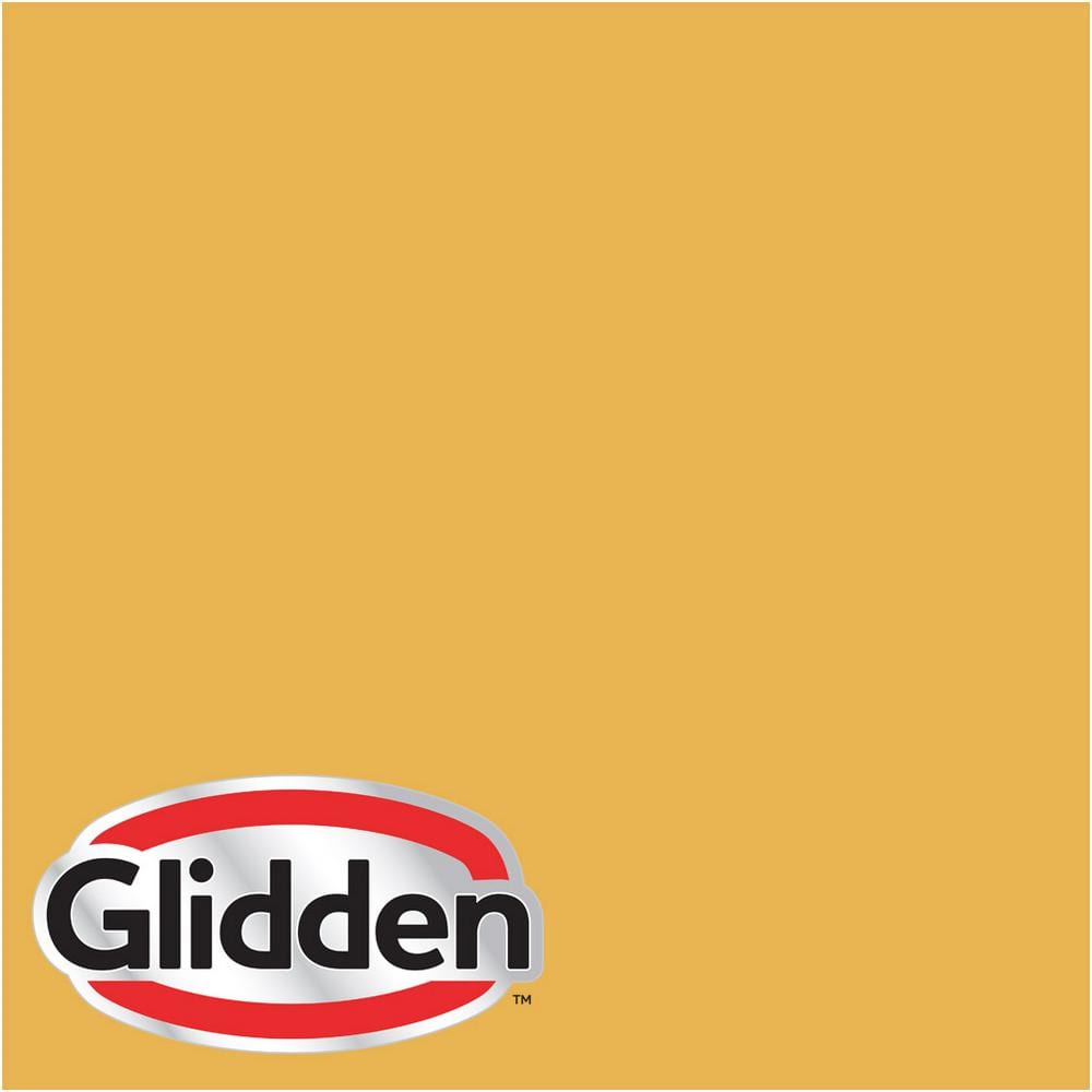 Glidden Premium 1 gal. #HDGY14D Golden Rae Satin Interior Paint with ...