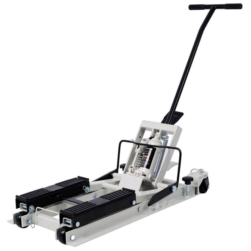 Damodpoy 1500 LBS Capacity Gray Hydraulic ATV & Motorcycle Jack with 4 ...