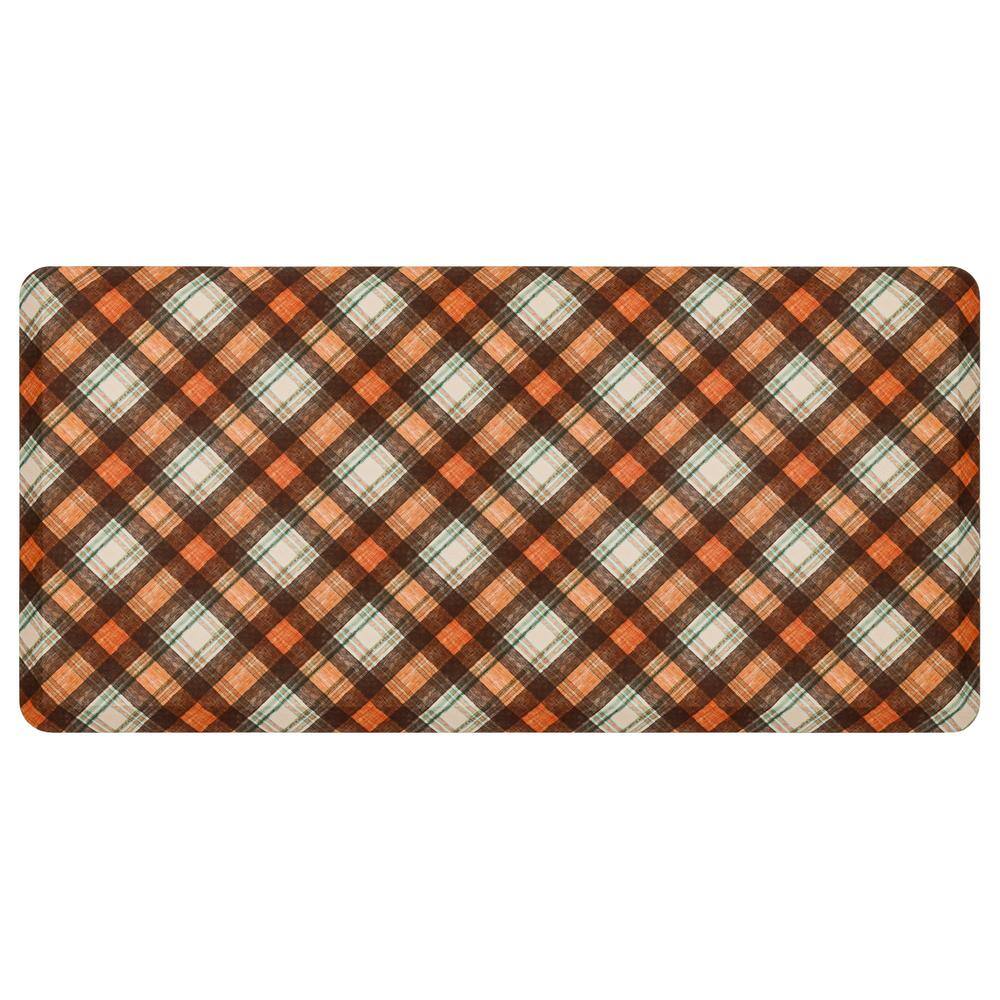 Mohawk Home Harvest Chalk Plaid Multi 1 ft. 6 in. x 2 ft. 6 in. Kitchen ...