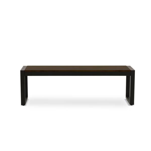 Elan Furniture Sierra Black and Onyx 54 in. Bench SB1ADX-54-ABBO - The ...