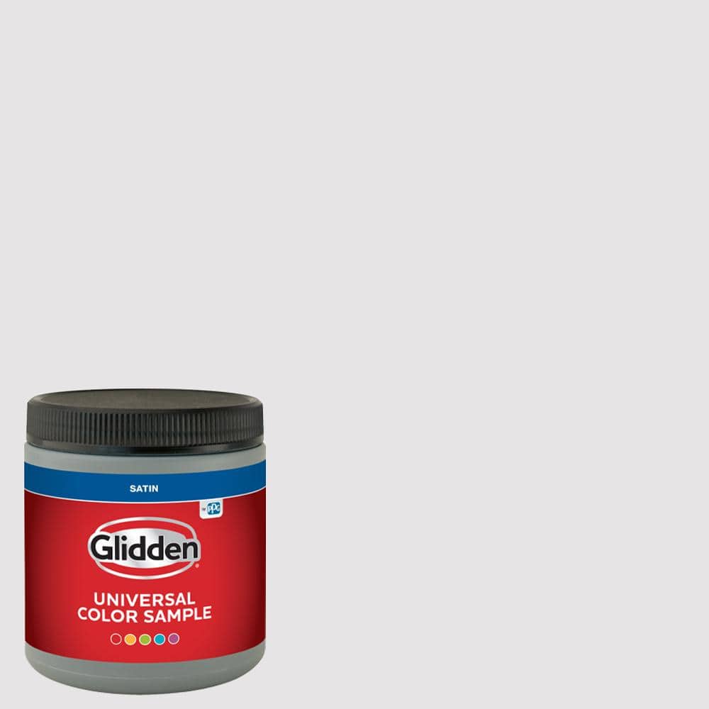 Glidden 8 oz. PPG1014-2 Gray Whisper Satin Interior Paint Sample ...