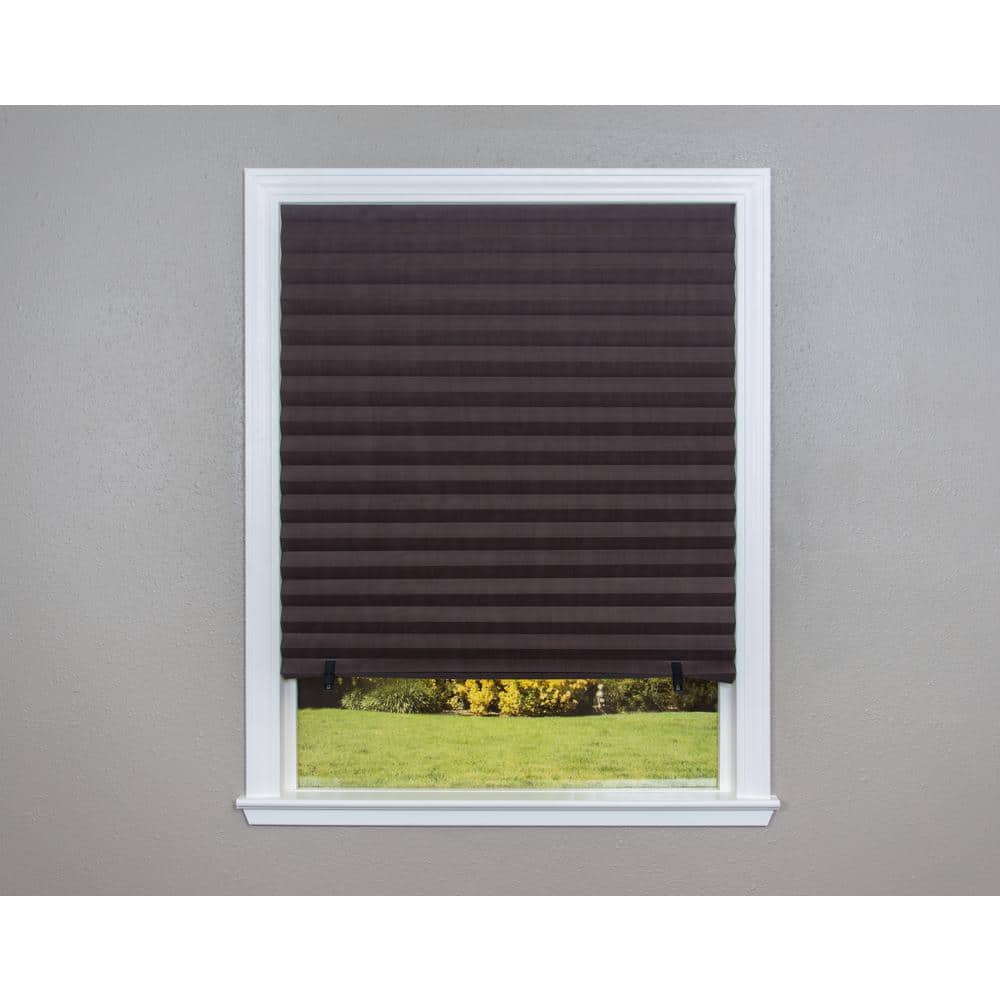 Redi Shade Chocolate Paper Room Darkening Cordless Window Shade - 48 in ...