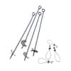 ShelterLogic 30 in. Earth Anchor Set (4-Piece) w/ Heavy-Duty, Corrosion ...