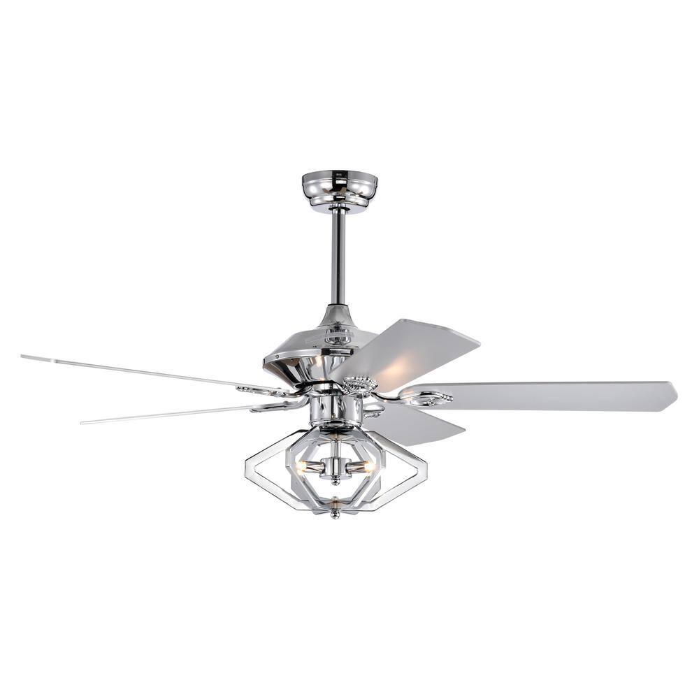 INNOBULE 52 in. Sliver Indoor Ceiling Fan GR-CLF-0031 - The Home Depot