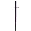 Design House Black Lamp Post with Cross Arm 501817 - The Home Depot