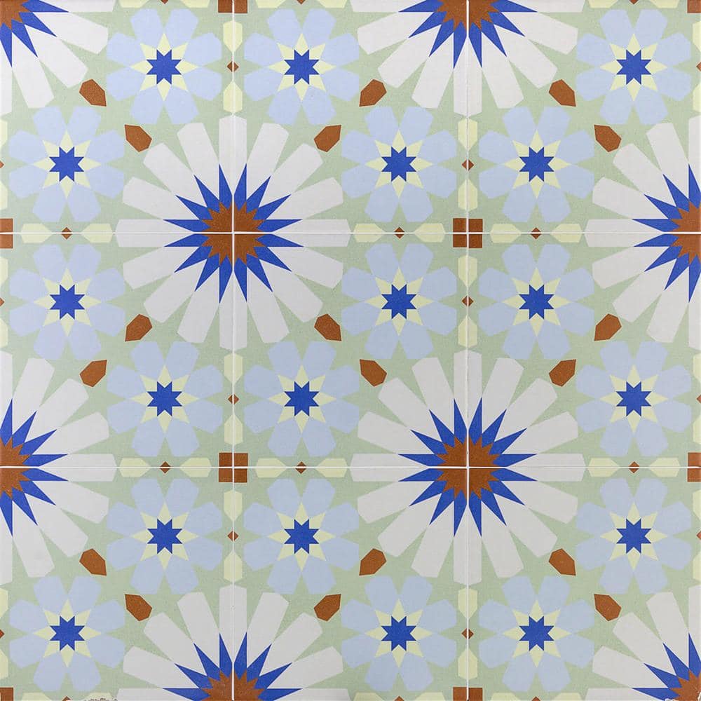 Ivy Hill Tile Anabella Uffizi 9 in. x 9 in. Matte Porcelain Floor and ...